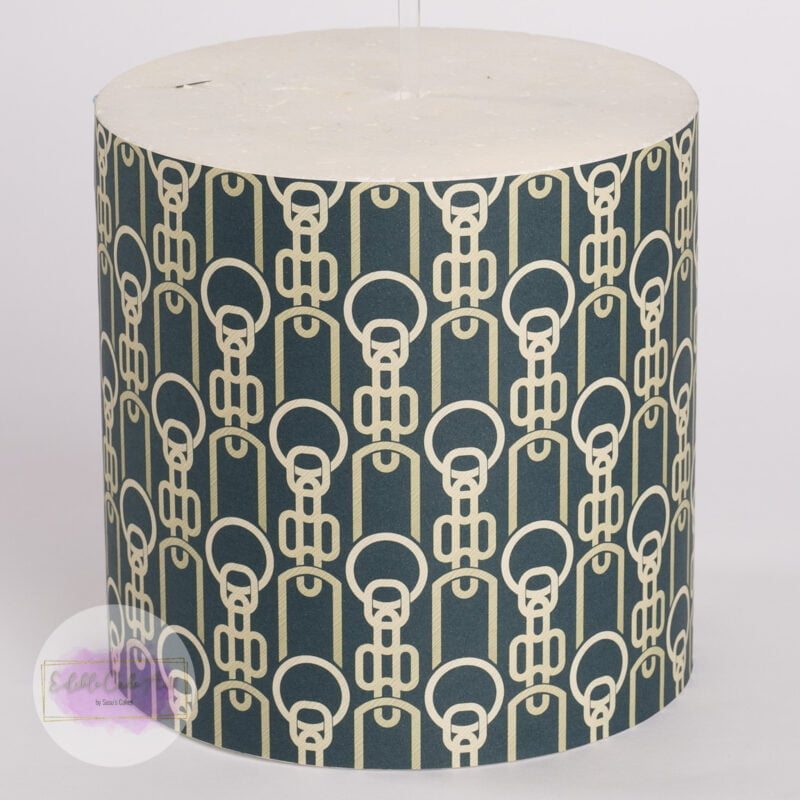 Art Deco Chain Links Cake Wrap - Edible Cake Art