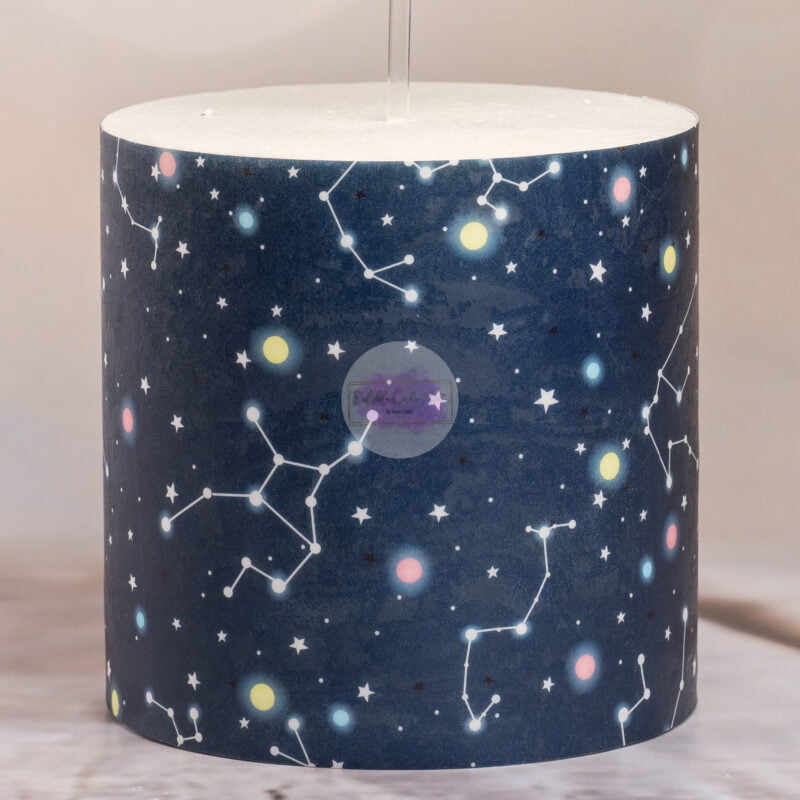 Constellation Cake Wrap - Edible Cake Art