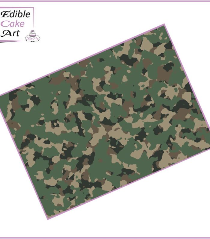 Camouflage - Edible Cake Art