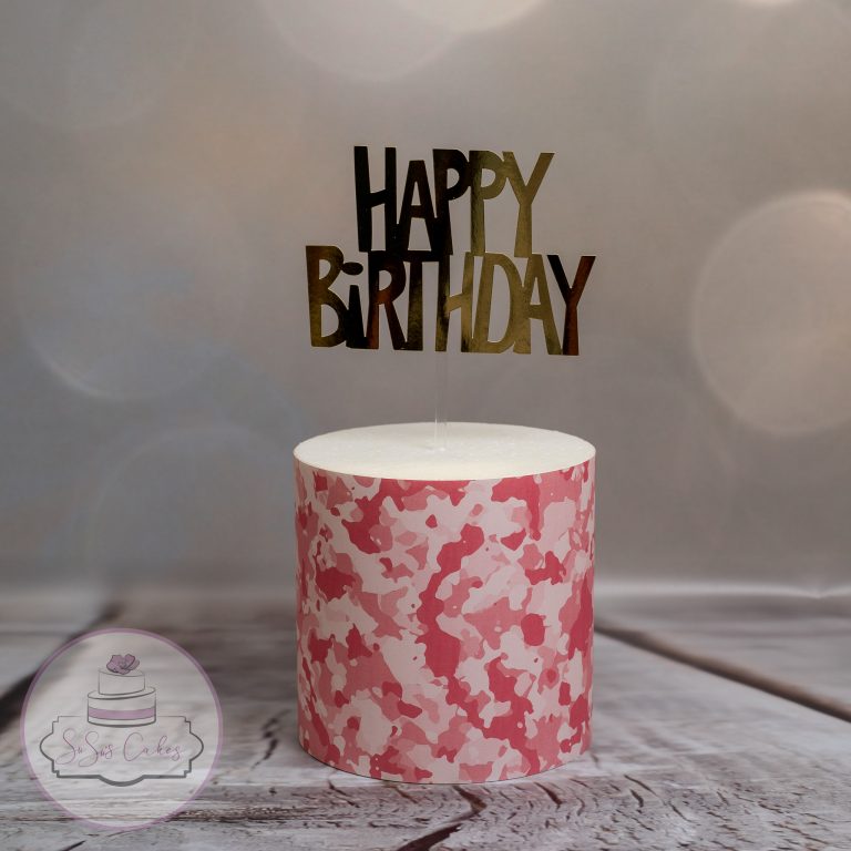 Camouflage - Edible Cake Art by Susu's Cakes