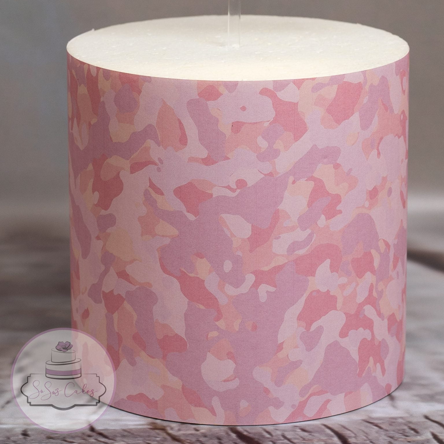 Zebra Print Cake Wrap - Edible Cake Art by Susu's Cakes