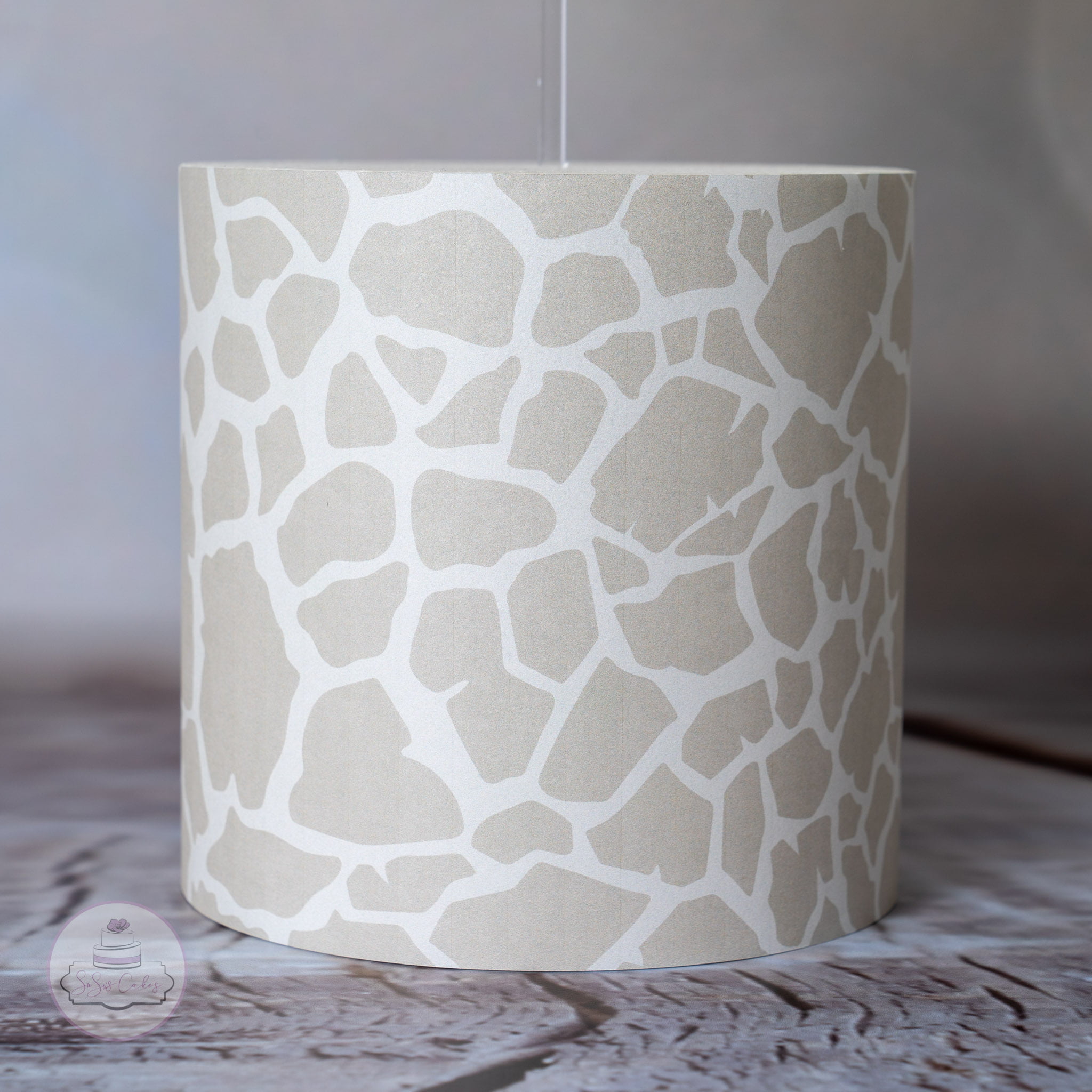 Giraffe Print Cake Wrap - Edible Cake Art by Susu's Cakes