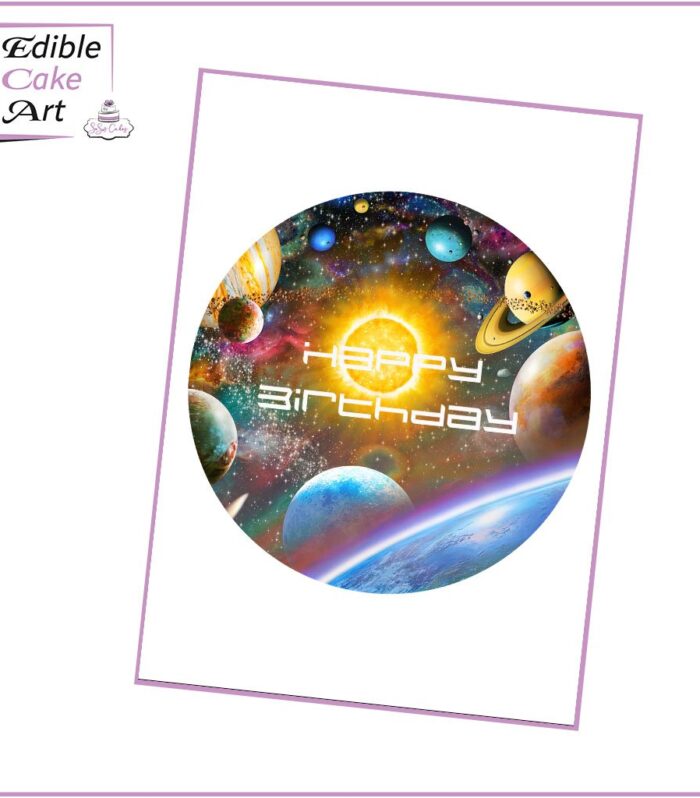 Space - Edible Cake Art