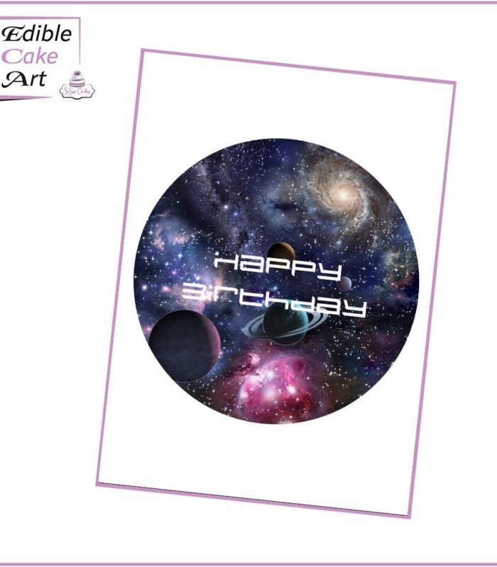 Space - Edible Cake Art