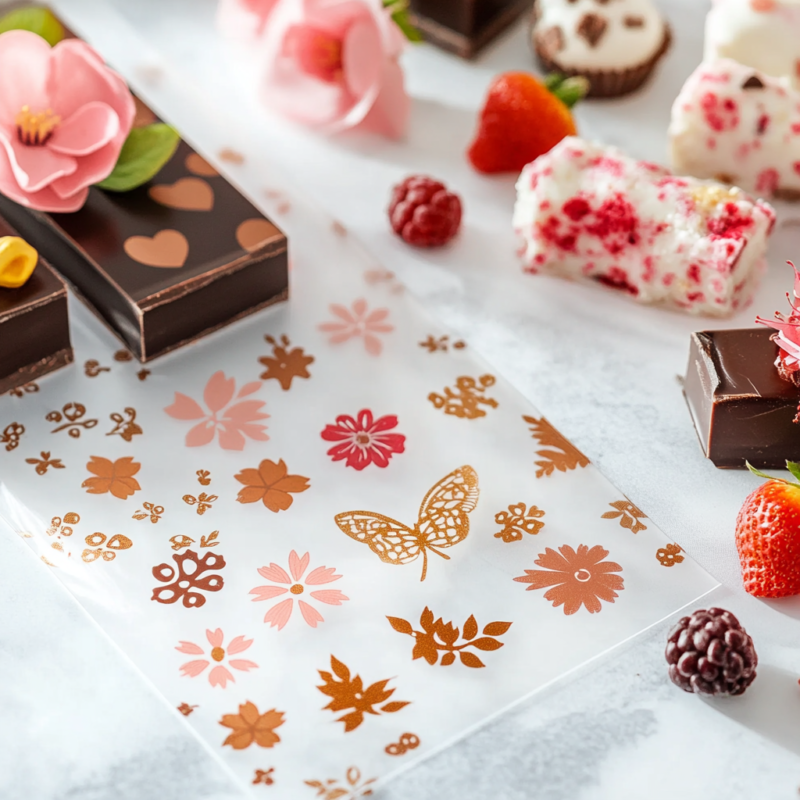 Differences Between Chocolate Transfer Sheets and Icing Sheets - Edible ...